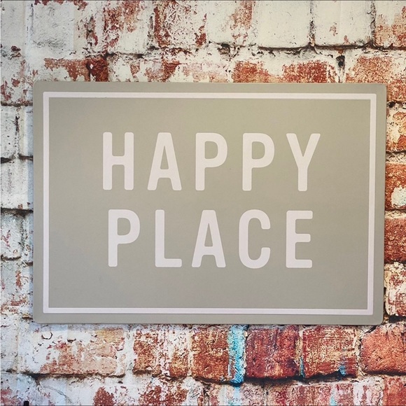 Target | Wall Decor | Target Happy Place Decorative Metal Sign | Poshmark